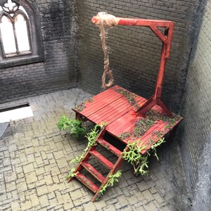 KIT, Gallows/hangman’s Noose, 1/48th, Quarter Scale, Dollhouse ...