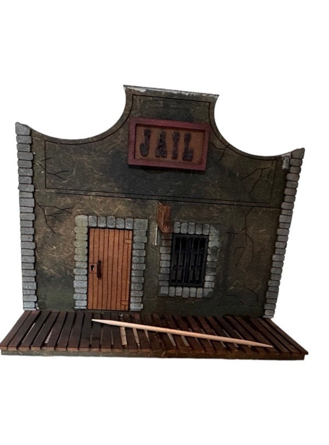 KIT, Jail Building, 1/48th, Quarter Scale, Dollhouse Miniature - Etsy