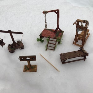 KIT, Gallows/hangman’s Noose, 1/48th, Quarter Scale, Dollhouse ...