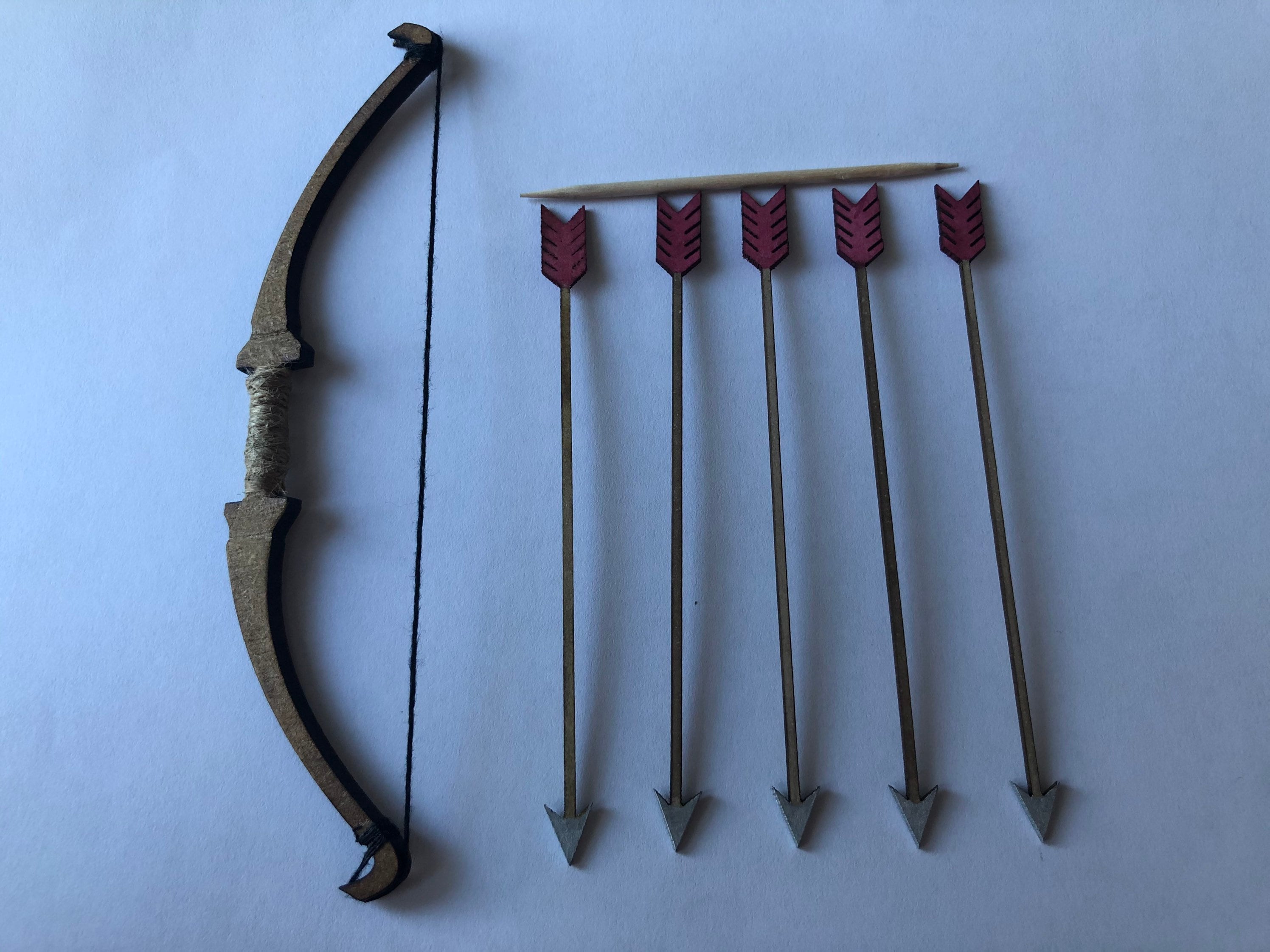1/12º arco y flechas establecidas | Etsy