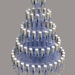 Prosecco Glass Tower Chandelier CNC CUT File, Not a Physical Product ...