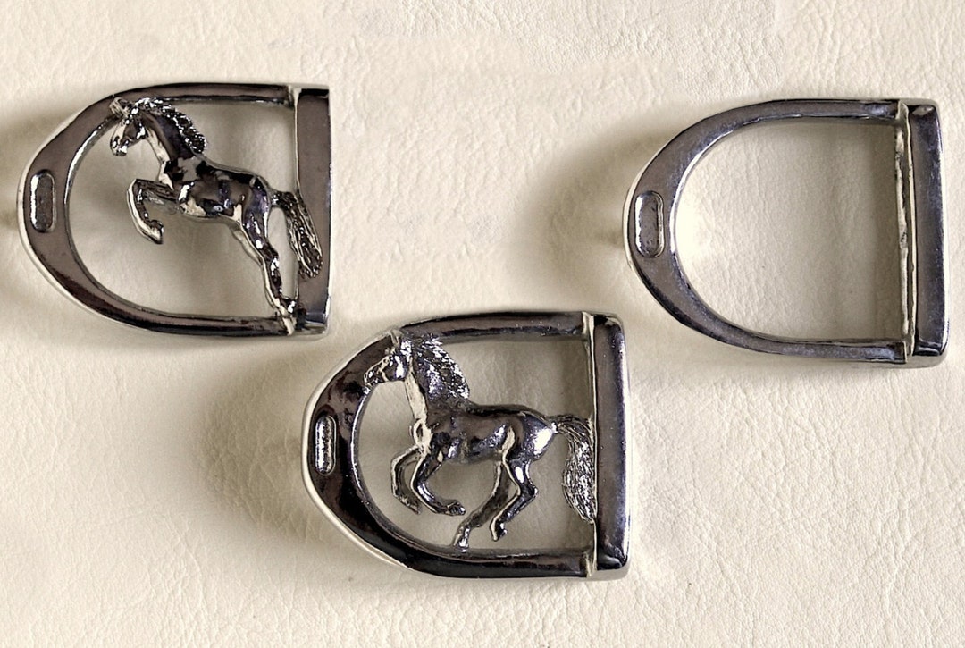Horse-themed Buckles - Stirrup - for Belts Height 3 Cm - Etsy
