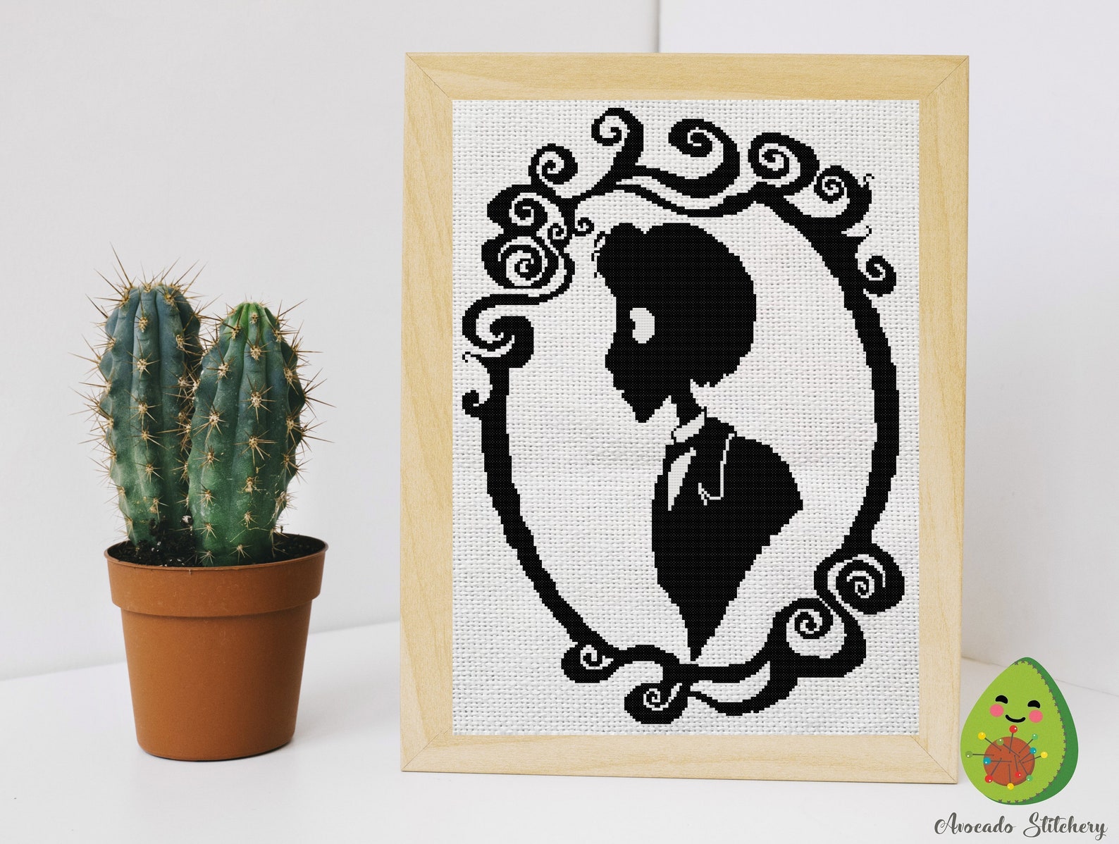 Corpse Bride Emily and Victor Cross Stitch Pattern Bundle. Valentine's ...