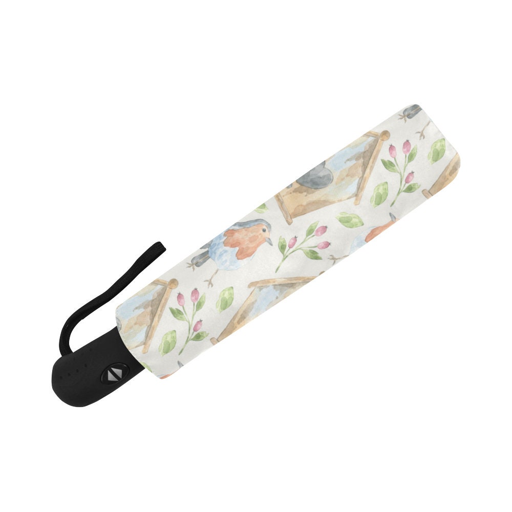 Bird Umbrella, Birdhouse, Spring Umbrella, Bird, Rain Umbrella, Robin ...