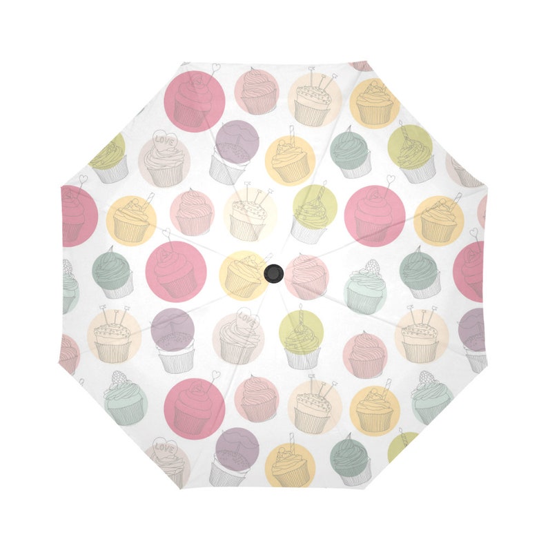 Cupcake Umbrella Cupcake Rain Umbrella Fun Cupcakes Bakery | Etsy