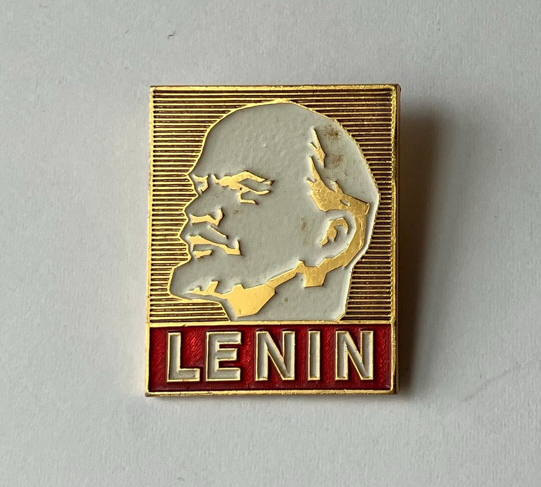 Vintage Vladimir Lenin Lapel Pin Badge/ USSR Memorabilia - Etsy