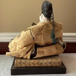 Antique Large Japanese Doll, Emperor Ojin, Meiji Period (1868-1912), 12 ...