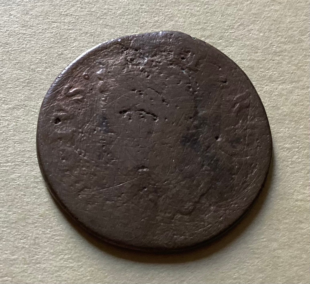 Antique 1760 Irish George II Farthing Copper Coin - Etsy
