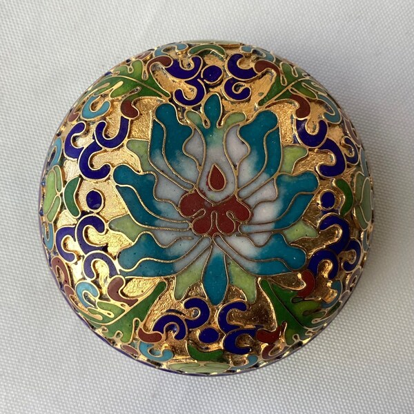 Chinese Enamel Box - Etsy