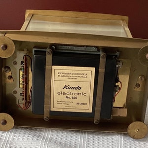 Vintage Kundo Skeleton Electronic Germany Mantle Clock, No. 825, Sold as Decorative - Etsy