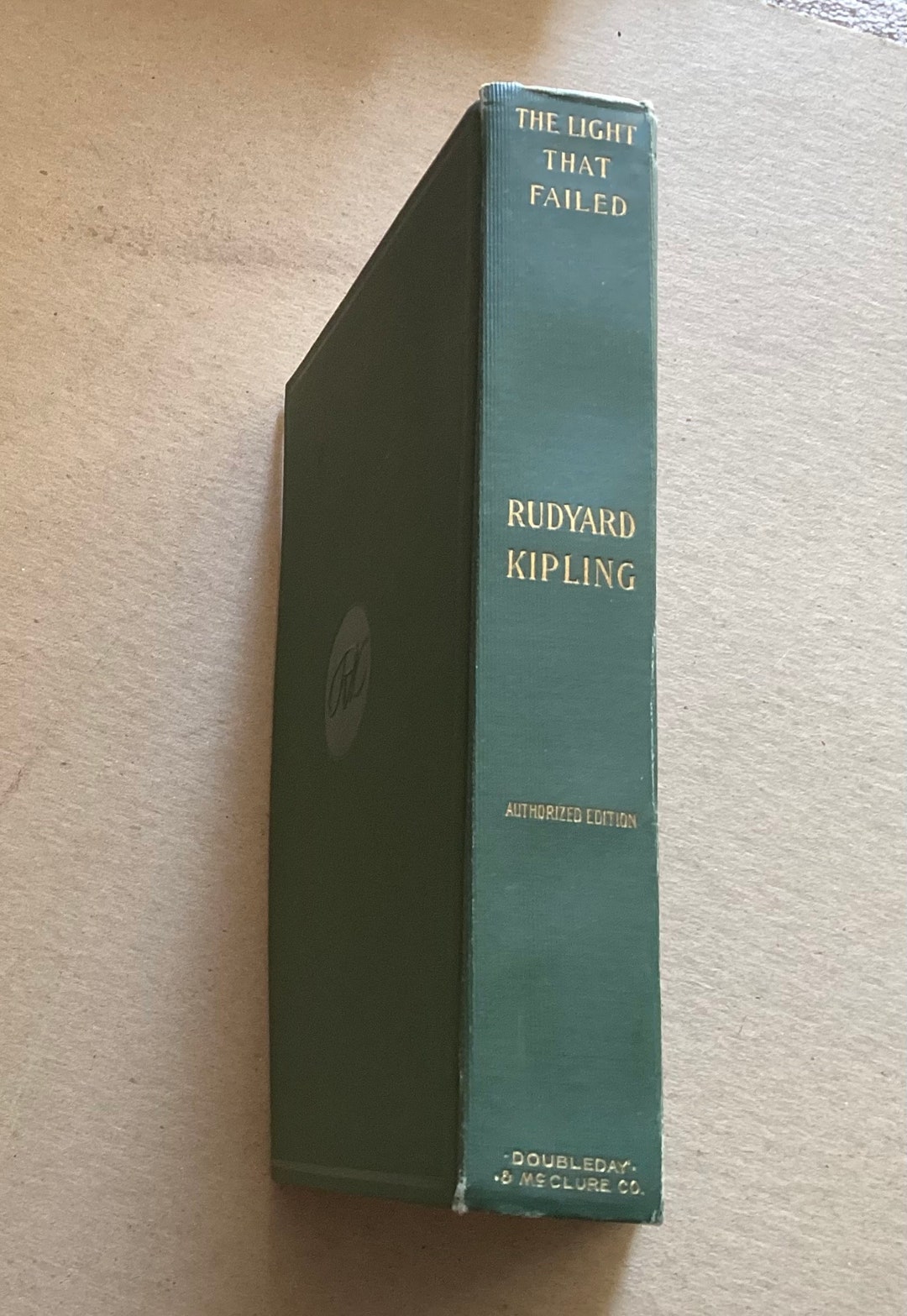 Antique "the Light That Failed" by Rudyard Kipling, Hard Cover Book ...