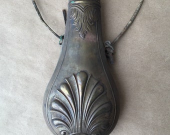 Antique Powder Flask - Etsy