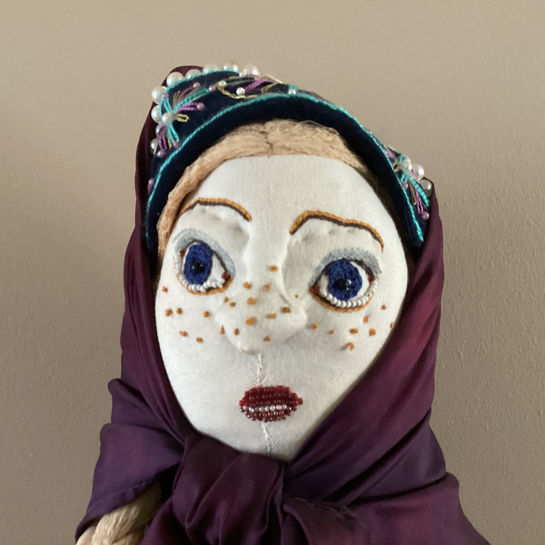 Vintage 33” Russian “vasilisa” Folk Art Character Doll From the Tales ...