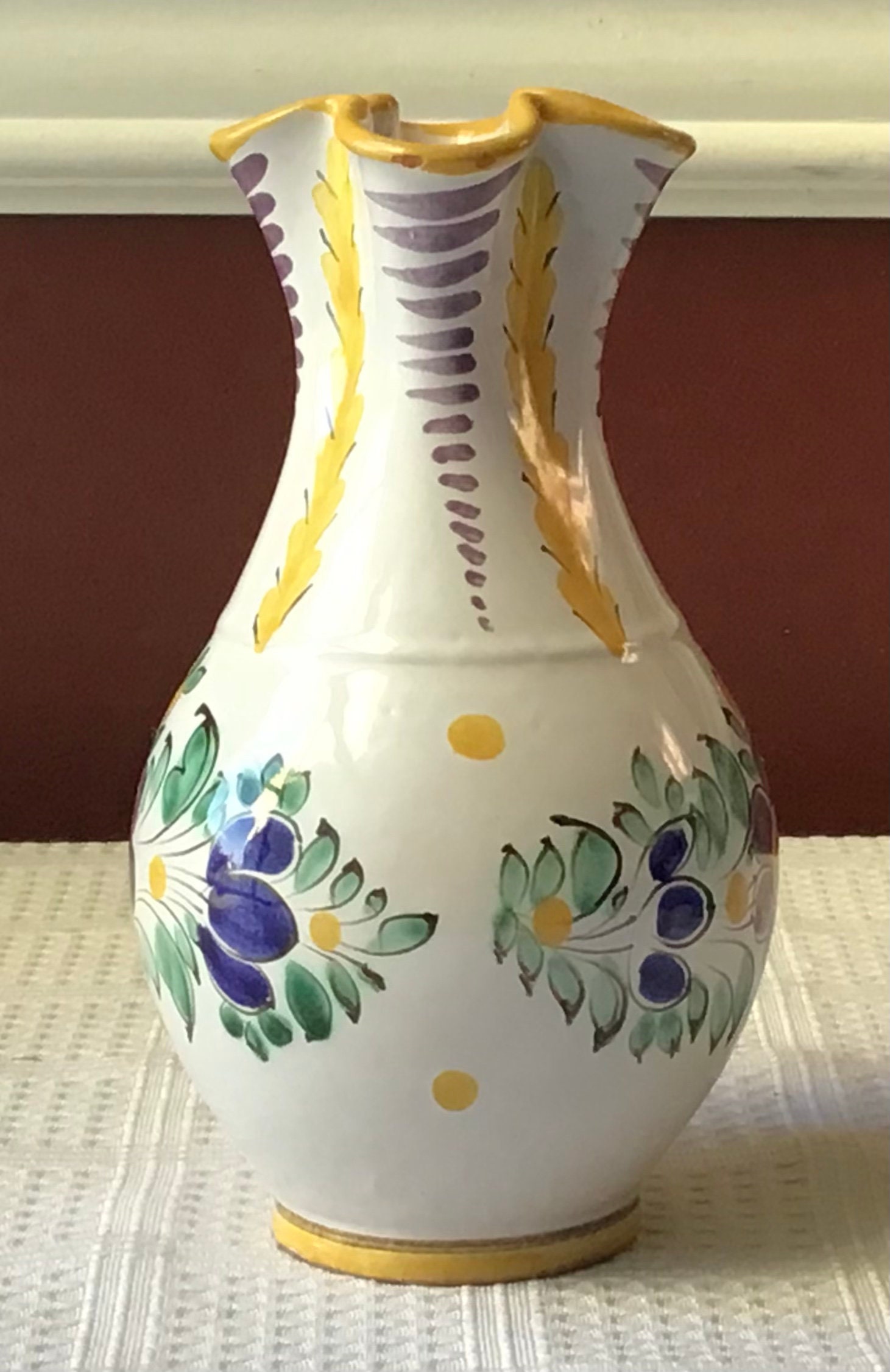 Vintage Signed Pottery Vase Made in Czechoslovakia 5 1/2T - Etsy
