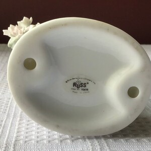 Vintage Russ “june” Porcelain Figurine, Girl Angel With Flowers - Etsy