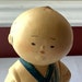 VTG Japanese Ceramic Boy Figurine on Wooden Base, Signed, 6" Tall - Etsy