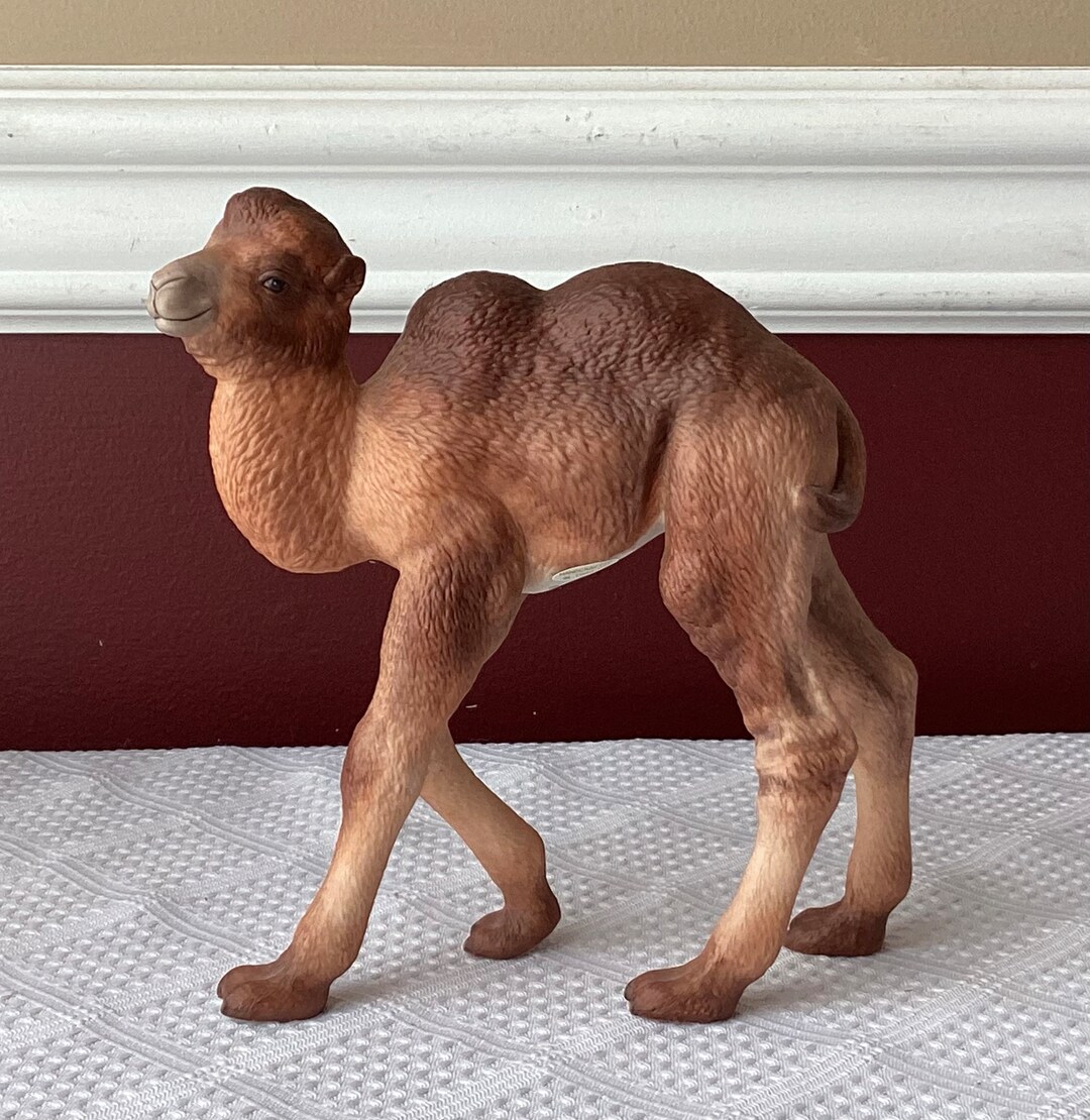 Vintage Lenox Fine Porcelain “batrian Camel Calf” Figurine, 1995, 6 1/2 ...