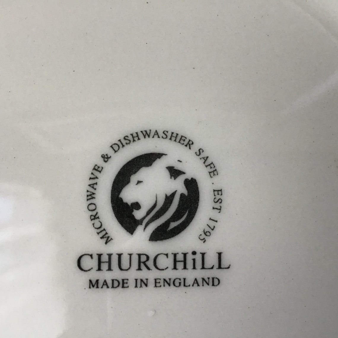 Vintage Churchill Porcelain Plate Made In England 10 | Etsy