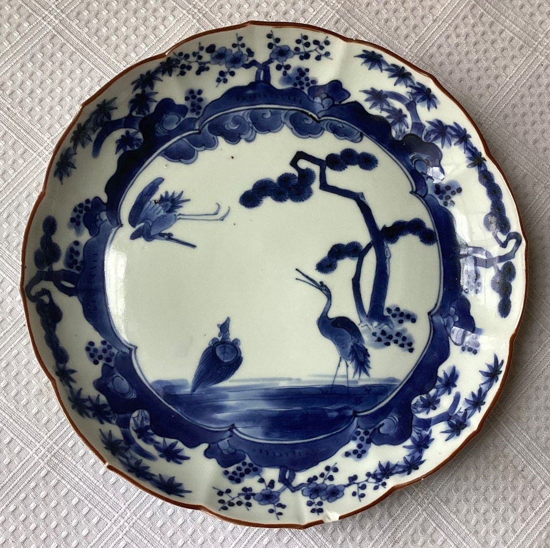 Japanese Arita Kakiemon Porcelain Dish With Fuku Mark, Late 17th ...