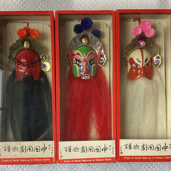 Chinese Opera Masks - Etsy