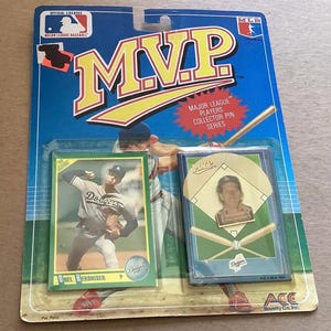 Vintage MLB M.V.P. Major League Players Collector Player Card With Pin ...