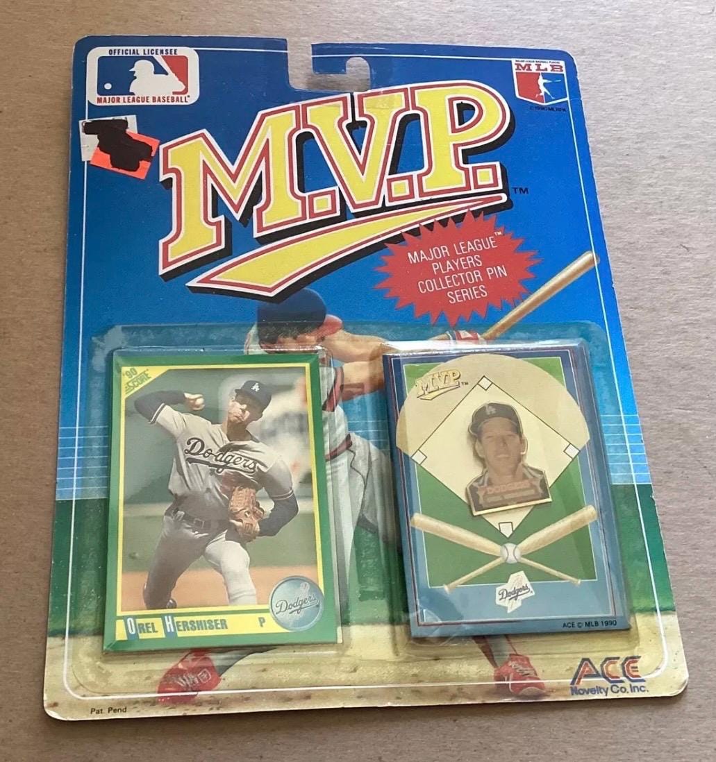 Vintage MLB M.V.P. Major League Players Collector Player Card With Pin ...