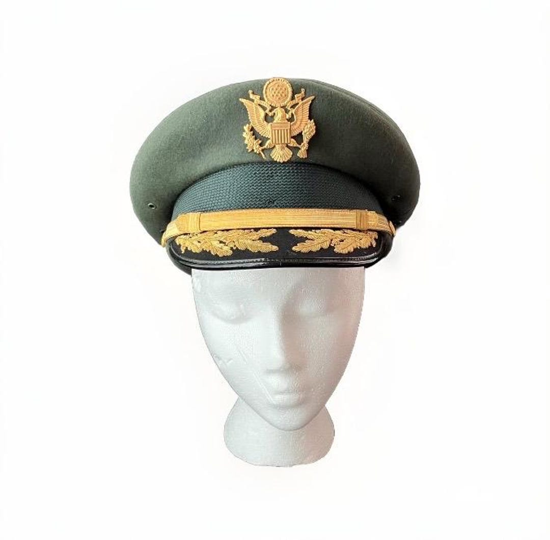 Vintage US Army Uniform Hat, Luxenberg Military Outfitters, NY, Army ...