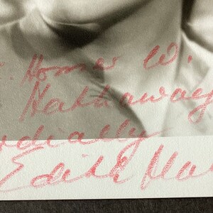 VTG Lot of 2 Edith Mathis Autographs, Swiss Soprano, on Photo ...