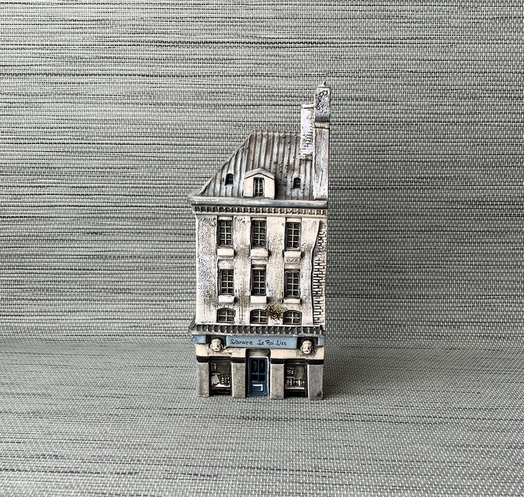 Vintage Gault France Miniature Building Figurine, Librairie Le Roi Lire ...