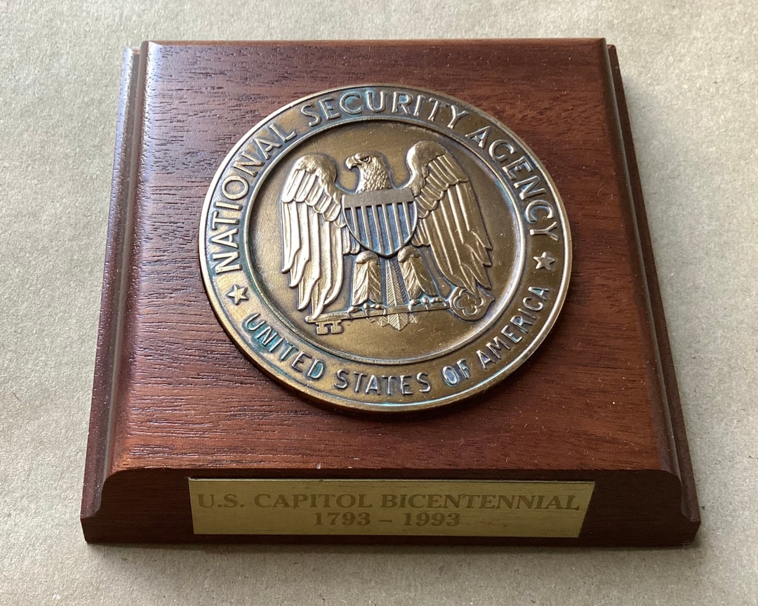 NSA Bronze Medal Capitol Bicentennial 1793-1993, General A.M. Gray U.S ...