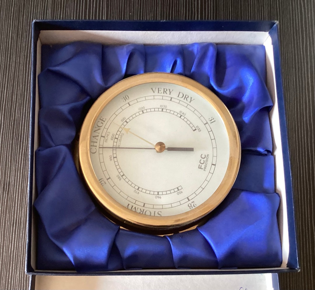 Marine Brass Barometer FCC Precision - Etsy