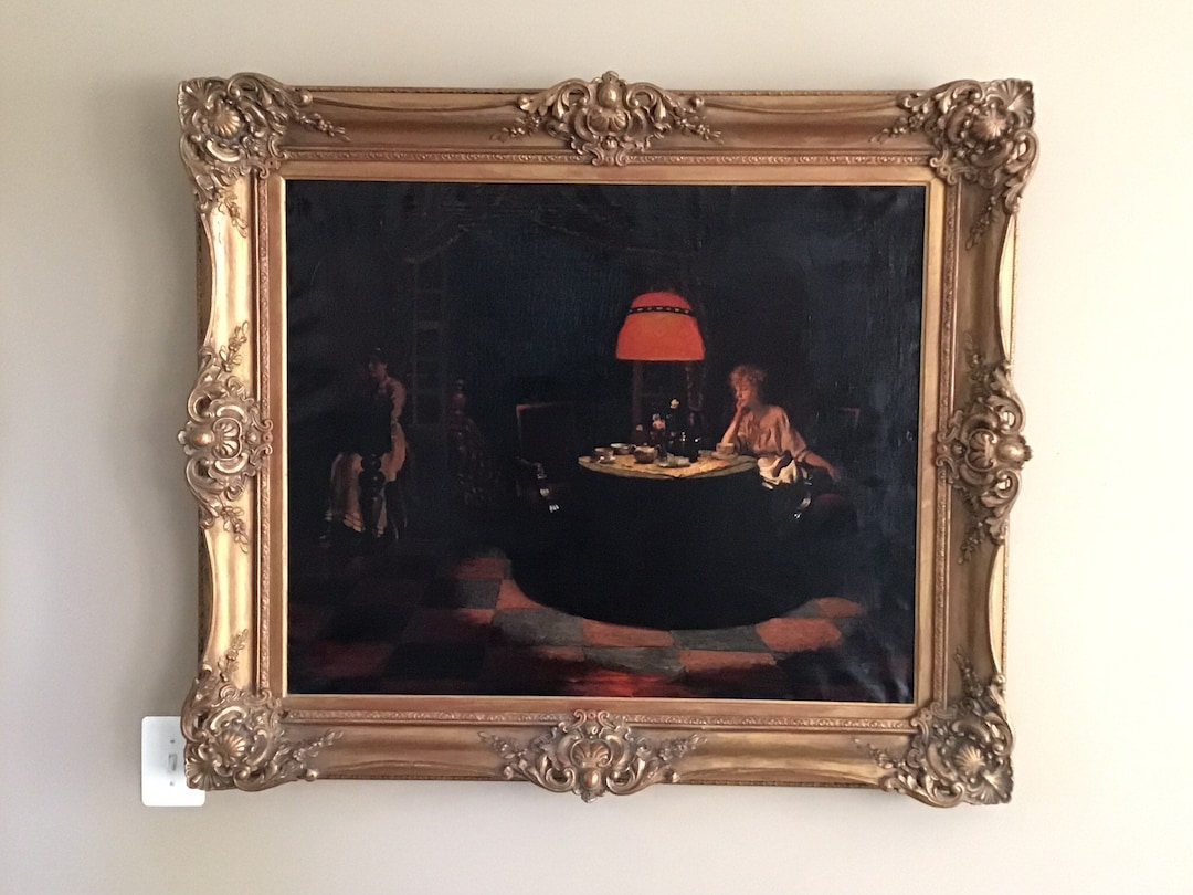 Original Oil on Canvas by Listed Austrian Painter Karl Weiss 1860-1931 ...