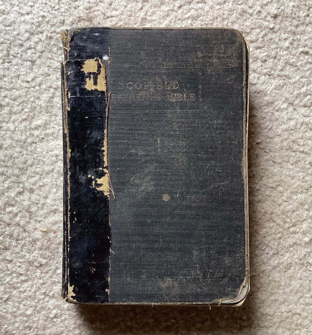 Antique Scofield Reference Bible, 1917, Oxford University Press, New ...