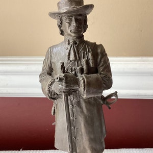 VTG Green Howard Bronze Sculpture, by Peter Hicks, Gift From General ...