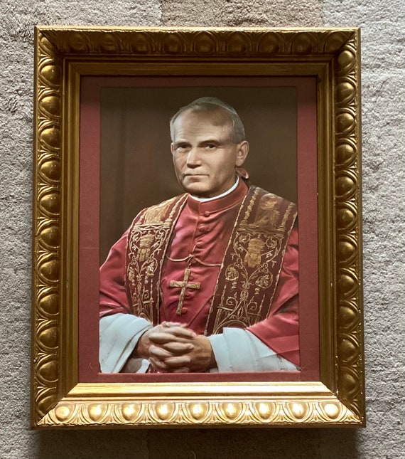 Vintage 3D Picture of Jean Paul Pope II Christianity/ - Etsy