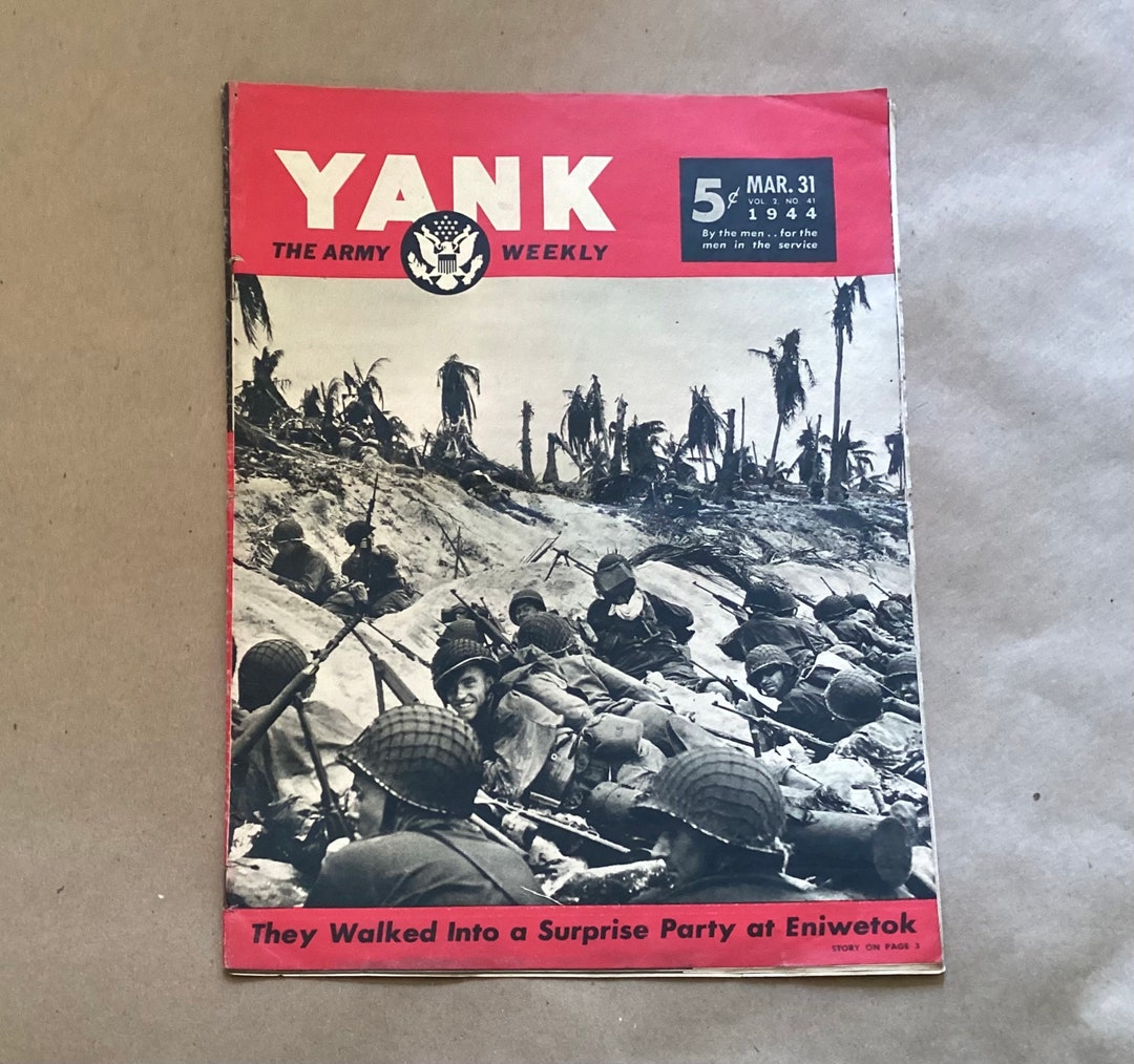 Vintage WWII Yank the Army Weekly Magazine, Mar 31, 1944, Vol. 2, No ...