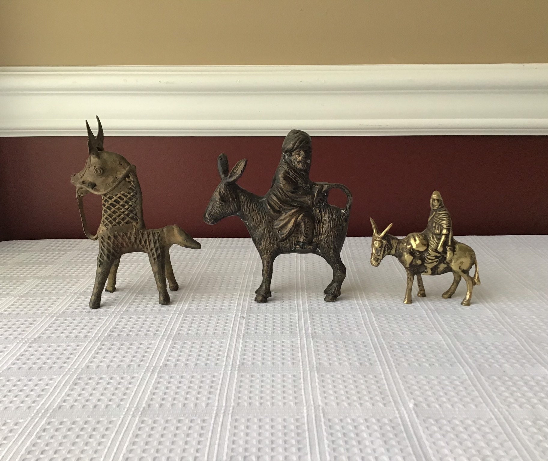 Lot of Four Donkey Figurines Joseph abe Leisch Jr - Etsy