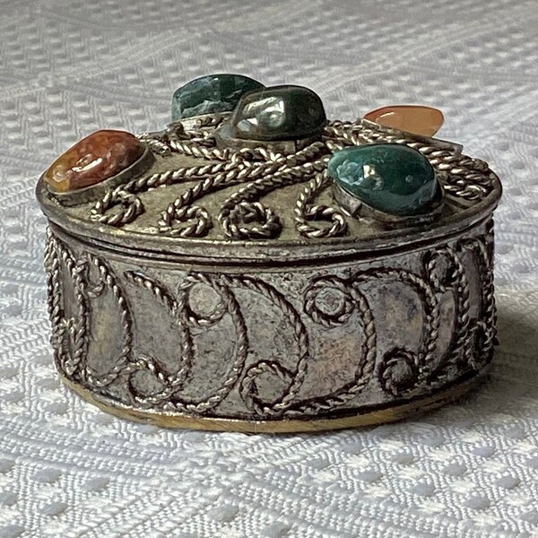 Metal Trinket Box - Etsy