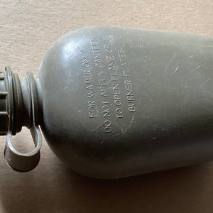 Vintage Army Plastic Water Canteen, USA - Etsy