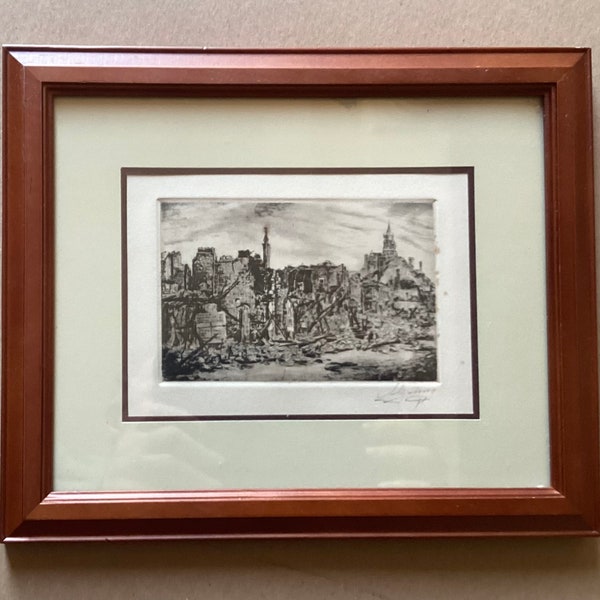 Signed Etching - Etsy