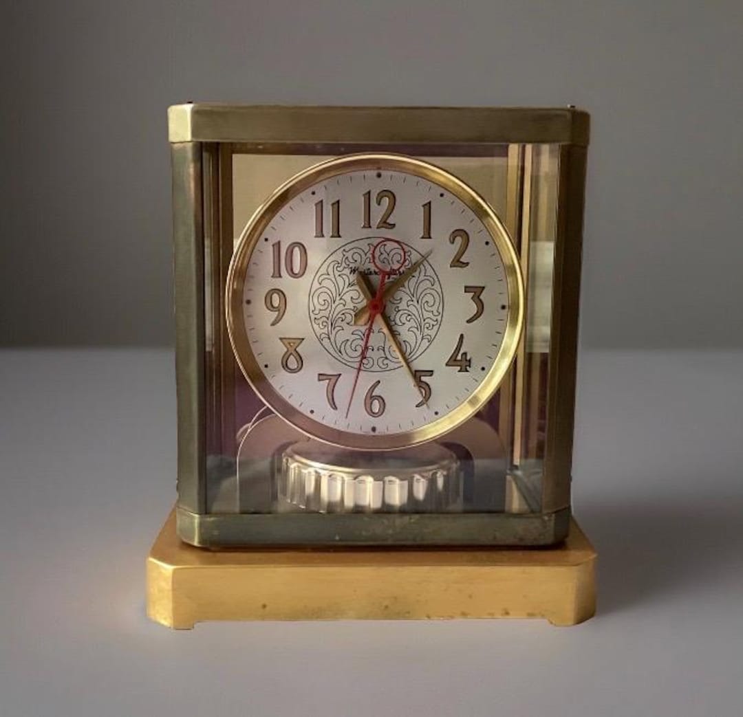 Vintage Electric Mastercrafters Desk Clock, Working Condition, 9 1/2 ...