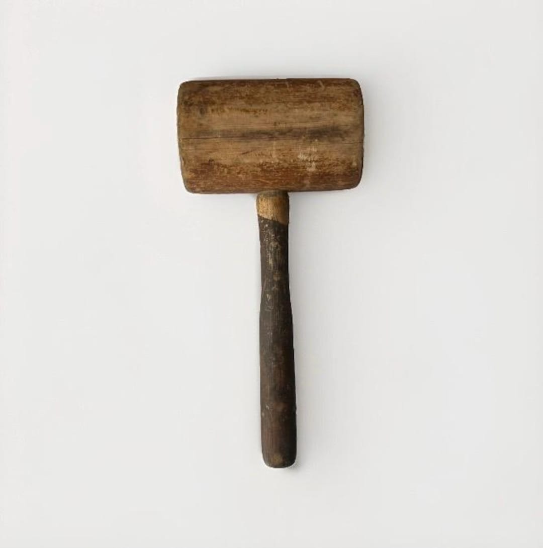 Large Vintage Wooden Gavel/ Mallet, 13" Long, 2 Pounds, 4.2 Ounces. - Etsy