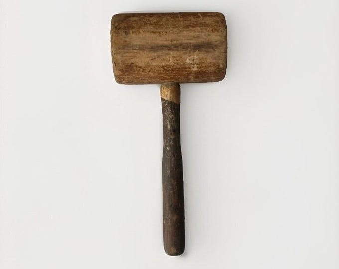 Large Vintage Wooden Gavel/ Mallet, 13" Long, 2 Pounds, 4.2 Ounces. - Etsy