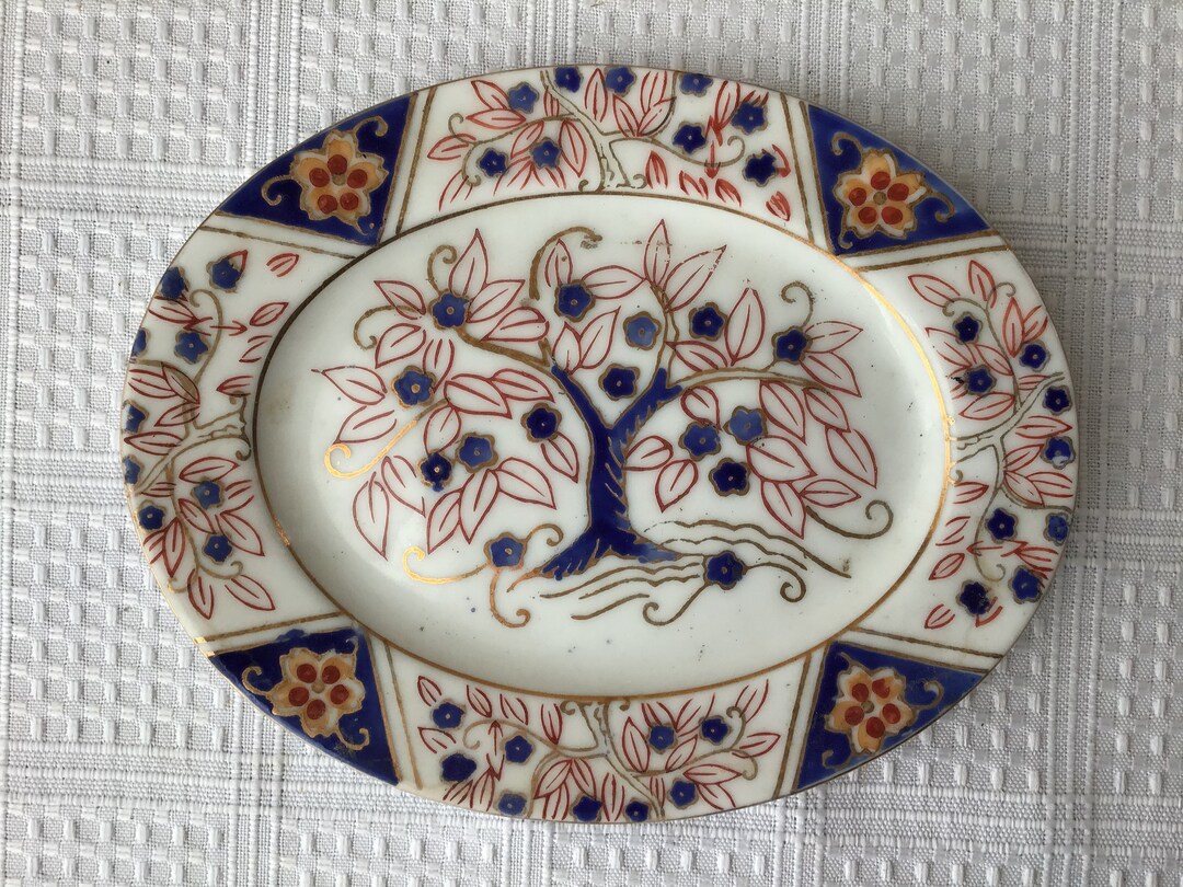 Vintage Nasco Hand Painted Oval Porcelain Plate, Japan, 5 5/8” - Etsy