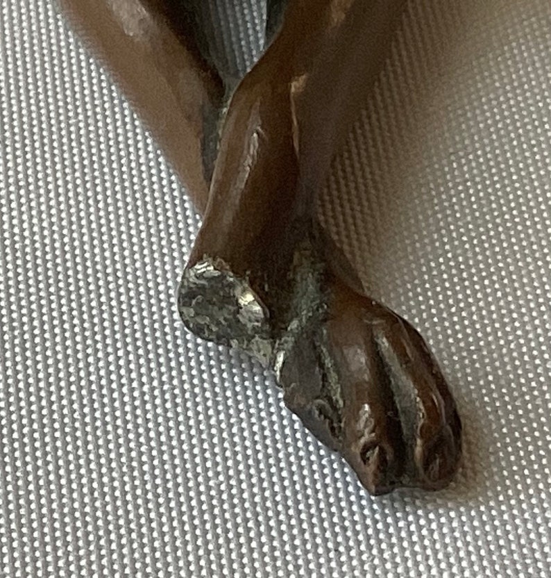VTG Jennings Brothers Spelter Whippet/greyhound Figurine, (condition ...
