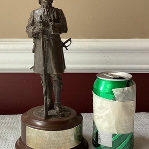 VTG Green Howard Bronze Sculpture, by Peter Hicks, Gift From General ...