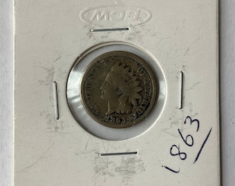 2 Mint Errors 1863-P Indian Head Penny Extremely Fine 100% Bronze - Etsy