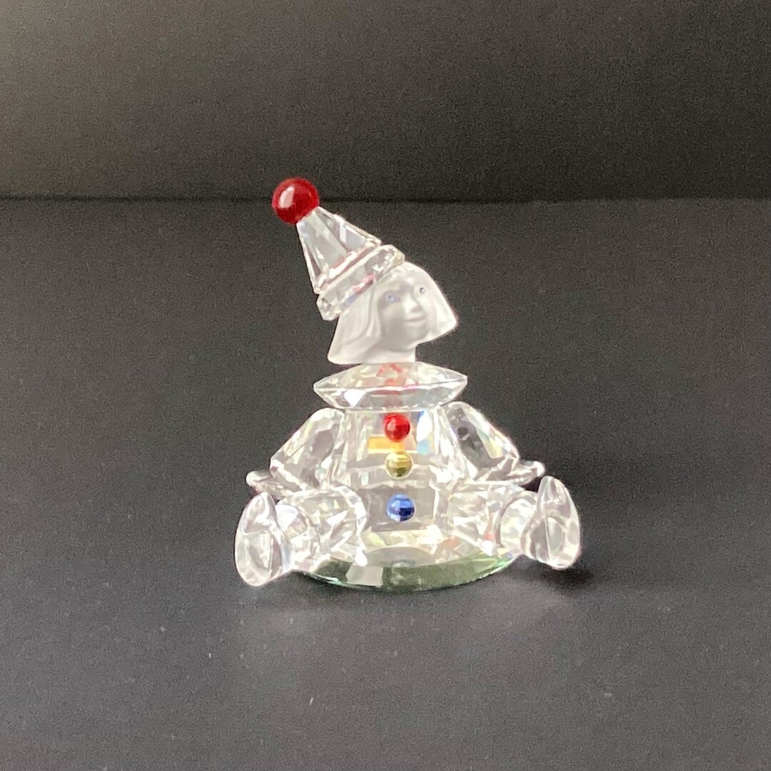 VTG Swarovski Cheerful Times Boy Puppet Clown Crystal Figurine, 1.75" T ...