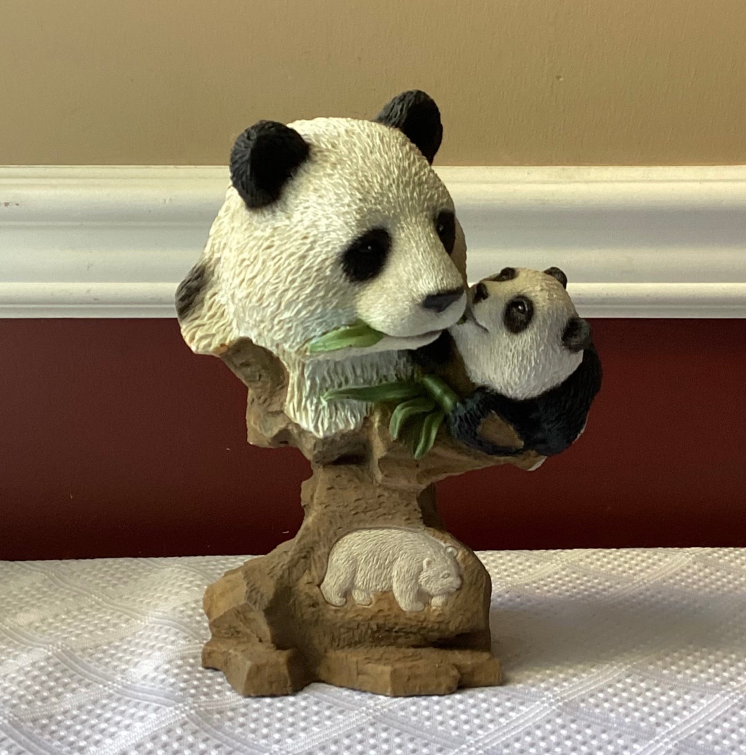 Vintage AGG Design Composite Panda Bear Figurine, 8 1/4” Tall - Etsy