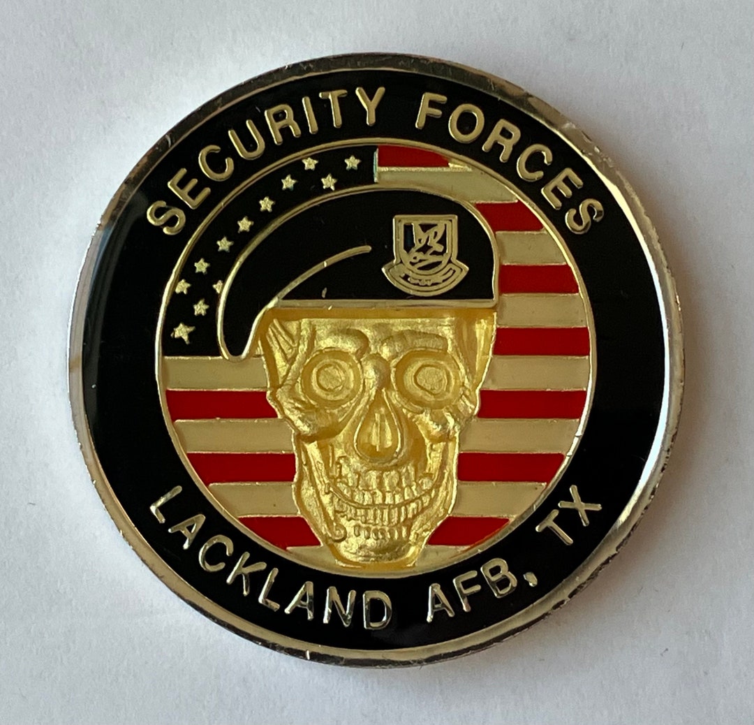 USAF Security Forces Challenge Coin, Lackland AFB, TX - Etsy